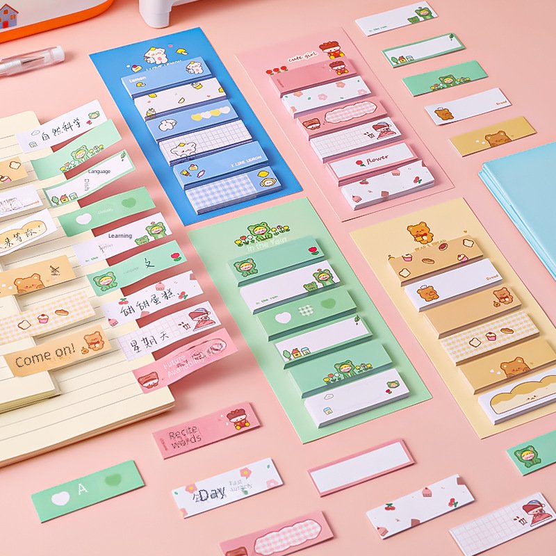 Kawaii Sticky Bookmarks - Tsuki Honey