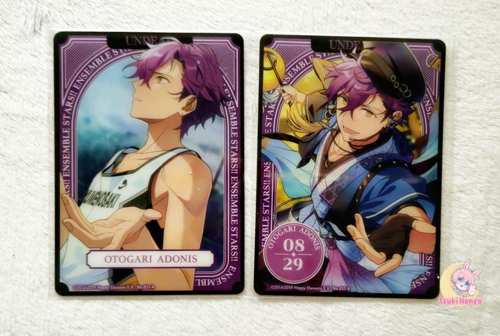 Set 2 cartes Adonis Undead Enstars - Tsuki Honey