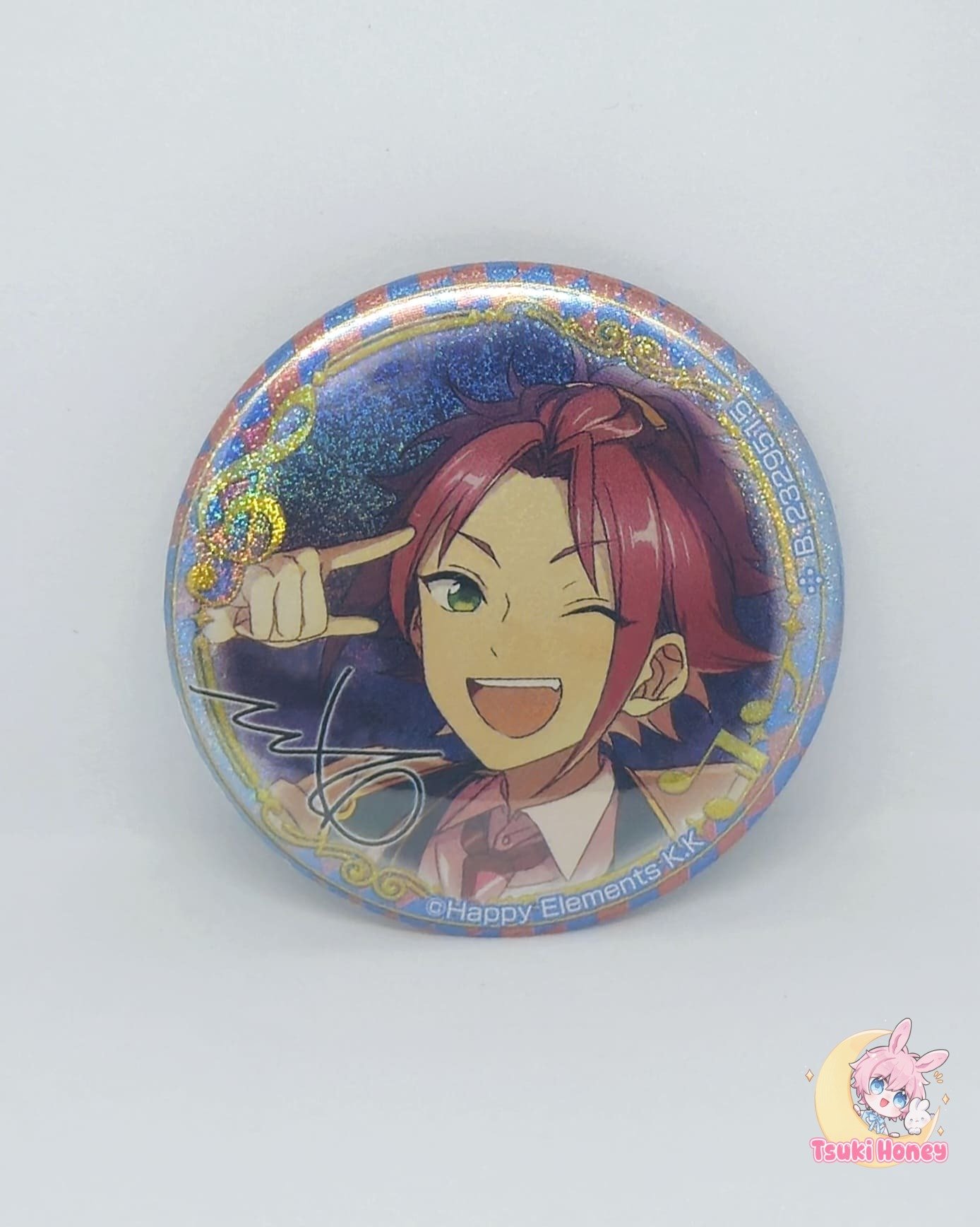 Badge Mao Isara pailleté Enstars - Tsuki Honey