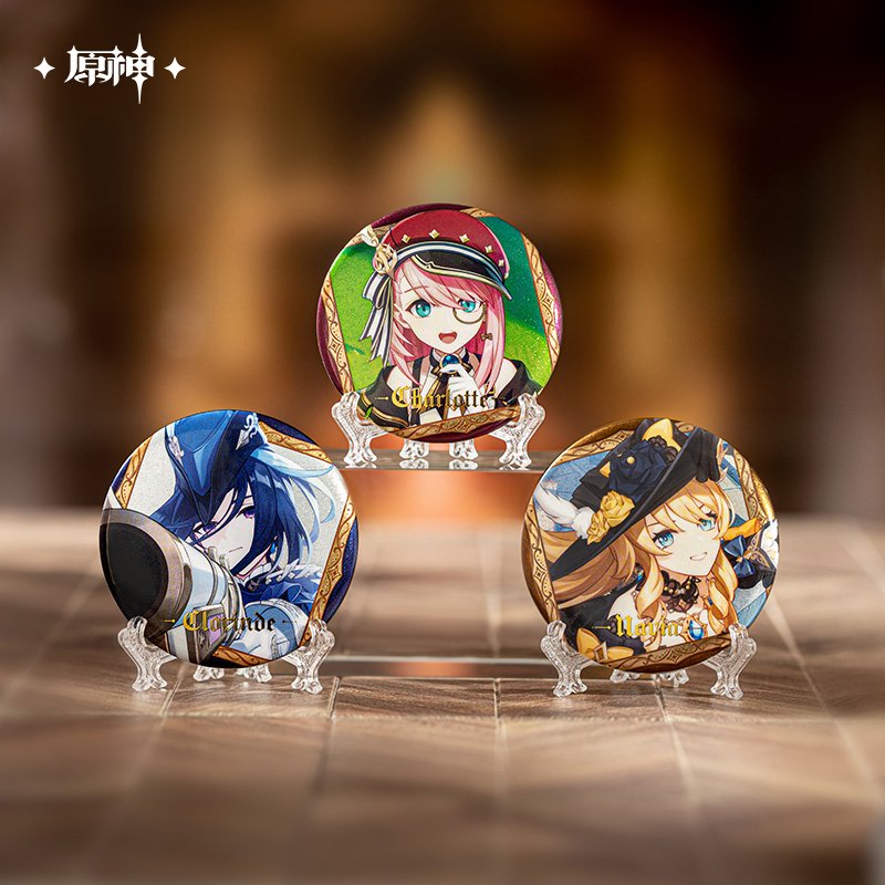 Genshin Impact Badges – Final Feast Series | Fontaine Goodies